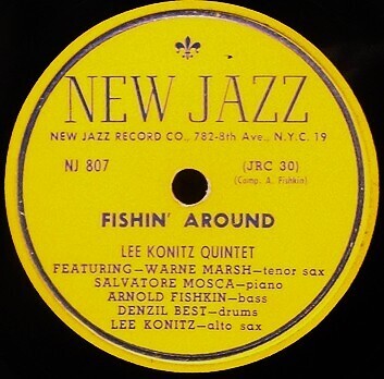 LEE KONITZ QUINTET / MARSHMALLOW - FISHIN' AROUND: 熱狂音盤目録